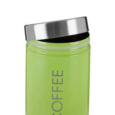 Maison by Premier Lime Green Enamel Coffee Canister - Single Canister