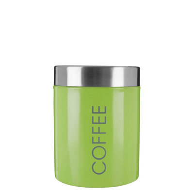 Maison by Premier Lime Green Enamel Coffee Canister - Single Canister