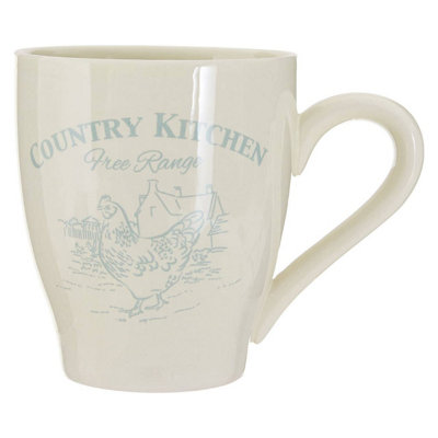 Maison by Premier Set Of Four Country Kitchen Mugs | DIY at B&Q