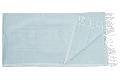 Maison by Premier Thread & Loom Heritage Blue Hammam Towel