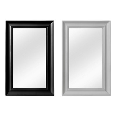 Maison by Premier Urban Matte Black Wall Mirror