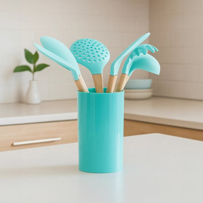 Shop Maison by Premier Zing 7Pc Pastel Green Utensil Set