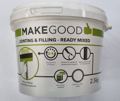 Make Good Jointing and Filling Ready Mixed Plaster Repair Filler - 2 ...