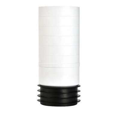Make Toilet Pan Connector Extension White (One Size)