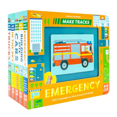 Make Tracks Series 5 Books Collection Set (Emergency, Building Site ...