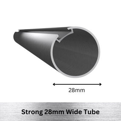 Make Your Own Roller Blind Kit 28mm Tube No Drill Fitting 060cm