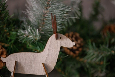 Make Your Own Wooden Reindeer Decoration