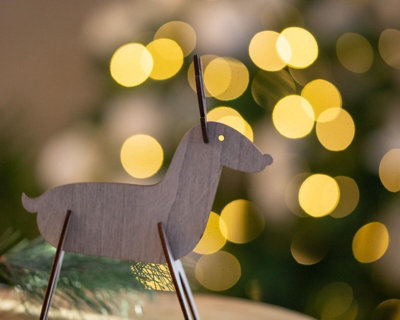 Make Your Own Wooden Reindeer Decoration