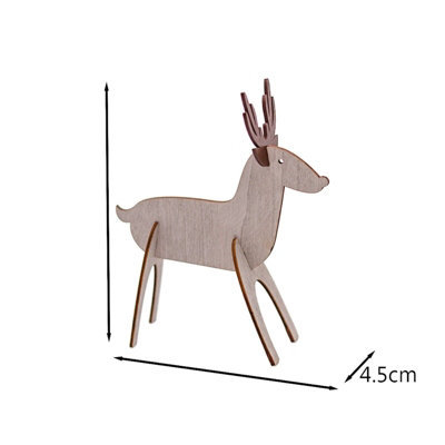Make Your Own Wooden Reindeer Decoration