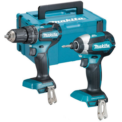 Makita 18v DLX2283 Brushless Kit DHP485 Hammer Drill DTD153 Impact ...