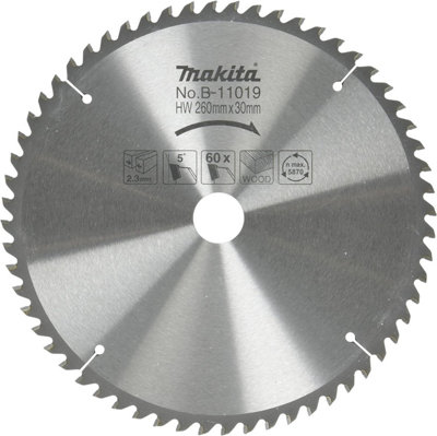 Makita 260mm mitre saw blade store
