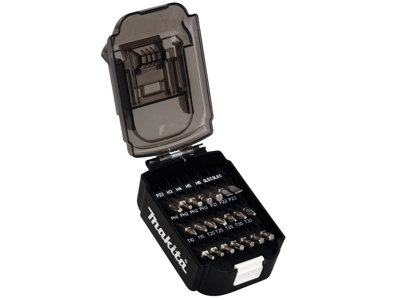 Makita B-68323 21 Piece Screwdriver Drill Bit Set Battery Shaped Case ...
