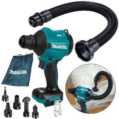 Makita DAS180Z 18v Brushless Dust Blower Inflator Deflator LXT + 5 ...