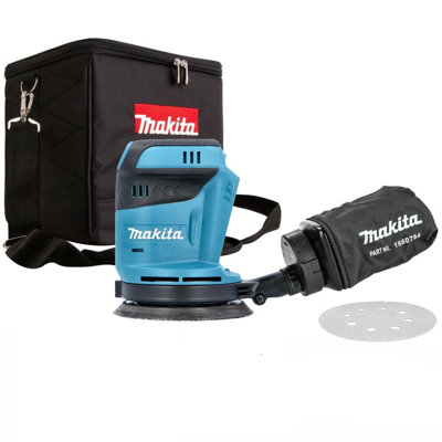 Makita DBO180Z 18V LXT Cordless 125mm Random Orbit Sander With 831373-8 ...