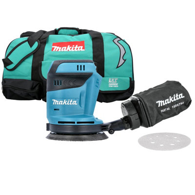 Makita DBO180Z 18V LXT Cordless 125mm Random Orbit Sander With LXT400 ...
