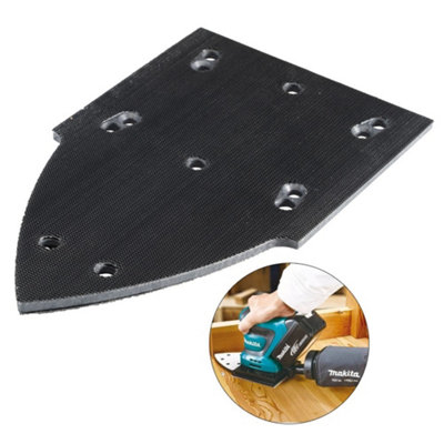 Makita DBO480Z DBO481Z 18v 114mm 1 4 Palm Sander Triangle Base Plate Hook Loop