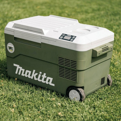 Makita DCW180Z 18v LXT 20L Cooler & Warmer Cool Box Wheeled Bare + Plug ...