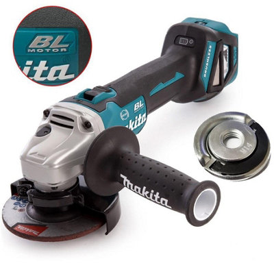 Makita DGA463Z 18v Cordless Brushless 115mm Angle Grinder Bare Tool ...