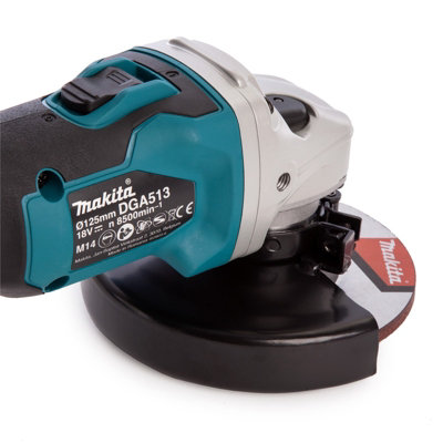 Makita DGA513Z 18v Cordless Brushless 125mm Angle Grinder Lithium Bare ...