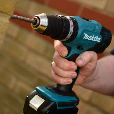 Makita DHP453 LXT 18v Lithium Combi Hammer Drill 1x Batt 100 ...