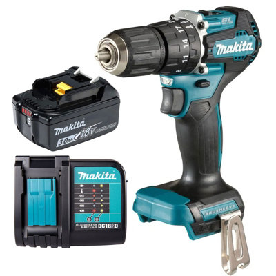 Makita DHP487SF 18V LXT Lithium Brushless Combi Hammer Drill Sub Compact 1 x 3AH