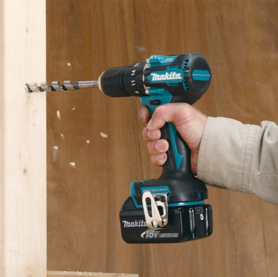 Makita DHP487Z 18V LXT Lithium Brushless Combi Hammer Sub Compact ...