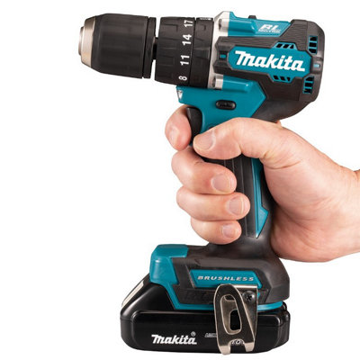 Makita DHP487Z 18V LXT Lithium Brushless Combi Hammer Sub Compact ...