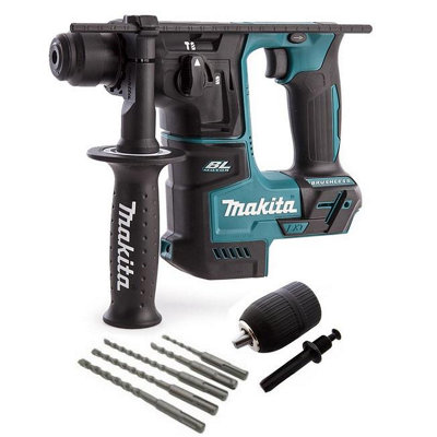 Makita DHR171Z 18V Cordless Brushless SDS Plus Rotary Hammer Drill Body ...