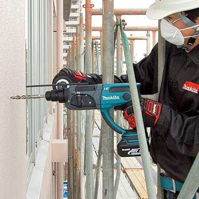 Makita DHR202Z LXT 18v SDS Hammer Drill 3 Function + Bits Chisel Chuck ...