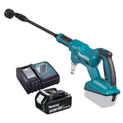 Makita DHW180 LXT 18V Cordless Pressure Washer 5 In 1 Nozzle + 3.0Ah ...
