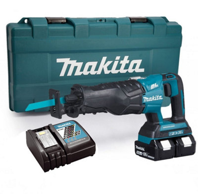 Makita DJR360PFE 18v 36v Cordless Brushless Reciprocating Saw - 2 x 5 ...