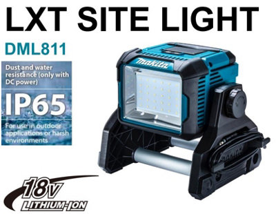 Makita DML811 18v 240v LXT Li-Ion LED Work Light Site Torch Twin Pack ...