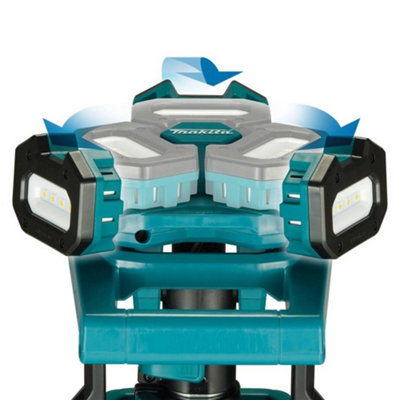 Makita DML814 18v LXT LED 3 Way Tripod Site Light Head Cordless 3000 Lumen