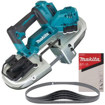 MAKITA DPB183Z 18V LXT CORDLESS BRUSHLESS PORTABLE BAND SAW BANDSAW + 6 ...