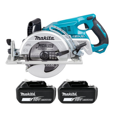 Makita DRS780Z 18V/36V LXT 185mm Cordless Brushless Robust Wood Cutting ...