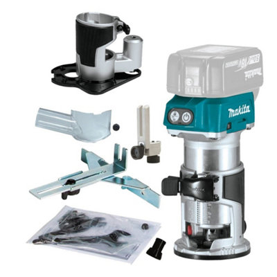 Makita DRT50Z 18V LXT Cordless Brushless Laminate Router Trimmer ...