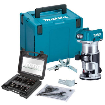 Makita DRT50ZJ 18V LXT Cordless Brushless Laminate Router Trimmer ...