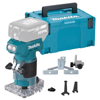 Makita DRT52Z 18V Cordless LXT Brushless Router Trimmer + Makpac