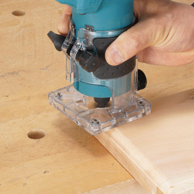 Makita DRT52Z 18V LXT Cordless Brushless Laminate Router Trimmer + 12pc Set