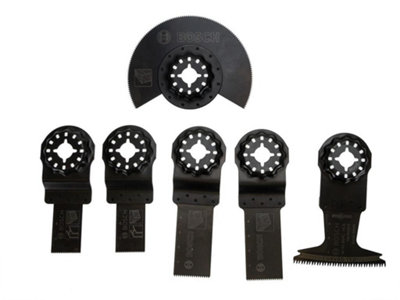 Makita DTM52Z 18v LXT Brushless Multi Tool Starlock Keyless + 6 Piece Blade Set