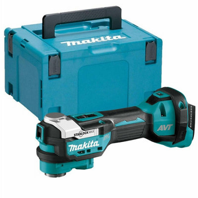 Makita DTM52Z 18v LXT Brushless Multi Tool Starlock Keyless + Makpac Case | DIY at B&Q
