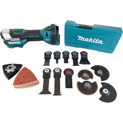Makita DTM52ZX2 18v LXT Brushless Multi Tool Starlock Keyless Blade 44 ...