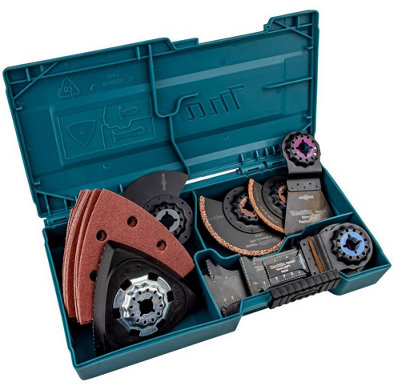 Makita DTM52ZX2 18v LXT Brushless Multi Tool Starlock Keyless Blade 44 ...