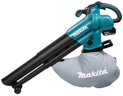 Makita DUB187Z 18V LXT Brushless Cordless Leaf Blower Vacuum + Bag + T Nozzle