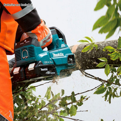 Makita DUC306Z Twin 18v / 36v LXT Cordless Lithium Ion Chainsaw 300mm ...