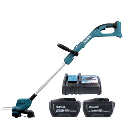 MAKITA DUR193Z 18V LXT CORDLESS CUTTING WIDTH 260MM LINE TRIMMER WITH 2 ...