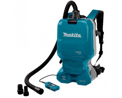 Makita DVC665ZU Twin 18v / 36v Brushless Backpack Vacuum Cleaner LXT ...