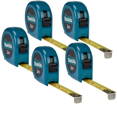 Makita E-03078 2m Pocket Tape Measure 2 Metres Mini Measuring Tape ...