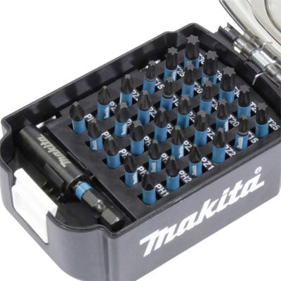Makita E-03084 31 Pc Black Impact Driver Impact Screwdriver Bit Set ...