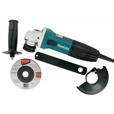 Makita GA4530R/1 GA4530R 115mm Slim Body Angle Grinder 720W 110V ...